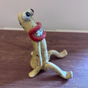 Handcrafted Ceramic Little Ugly Phone Stand | Cute Porcelain Desk ...