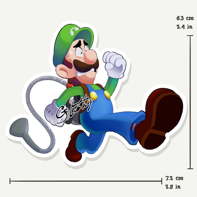 MARIO BROS Mario & Luigi Stickers - Etsy