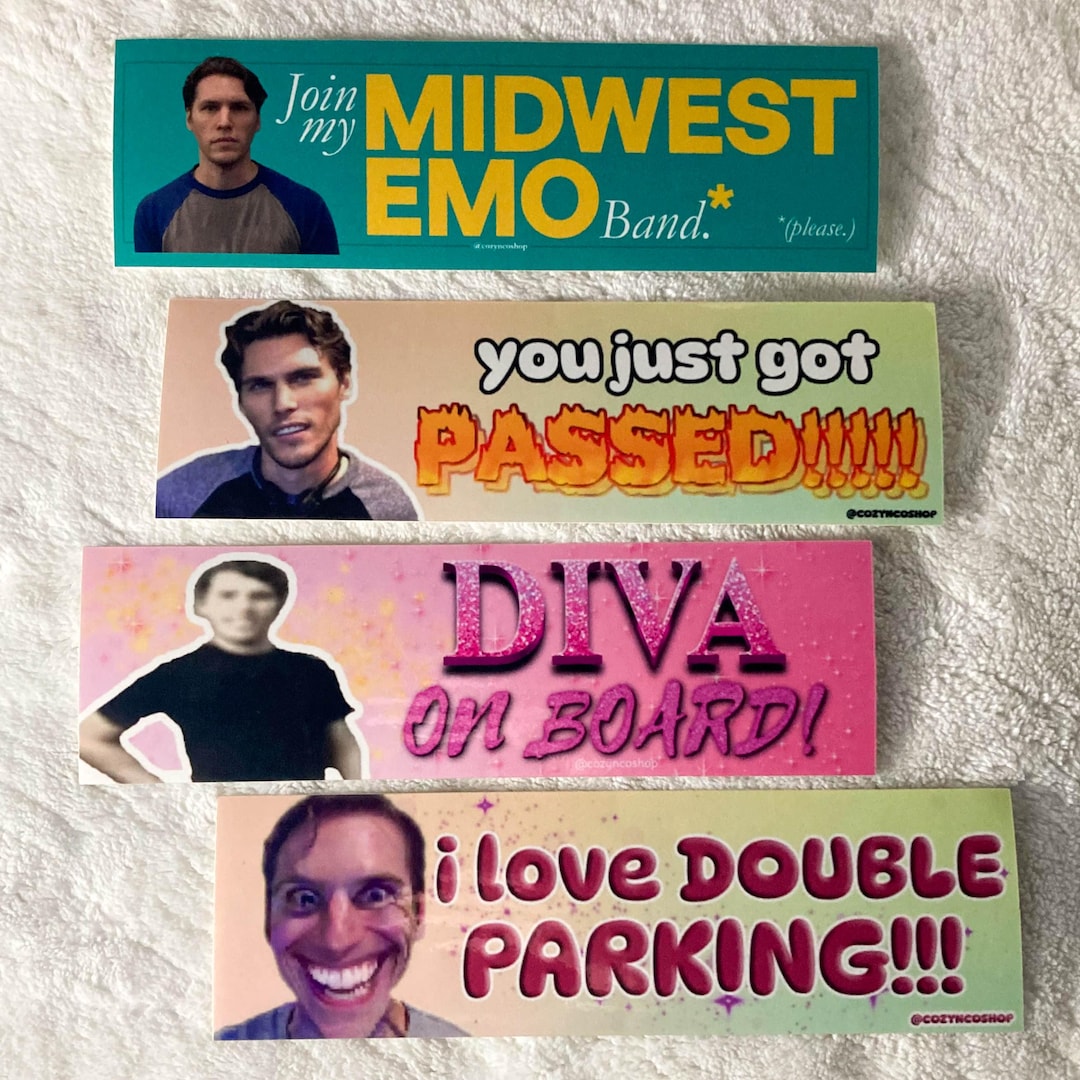 Jerma985 Bumper Sticker | Jerma Meme Sticker | 8" X 2.4" Glossy ...