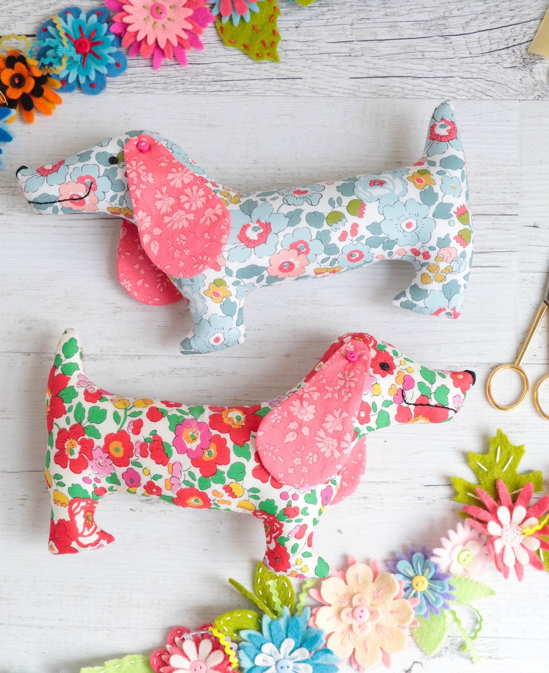 Sausage Dog Sewing Pattern: Beginner-friendly Plush Toy (PDF Pattern ...