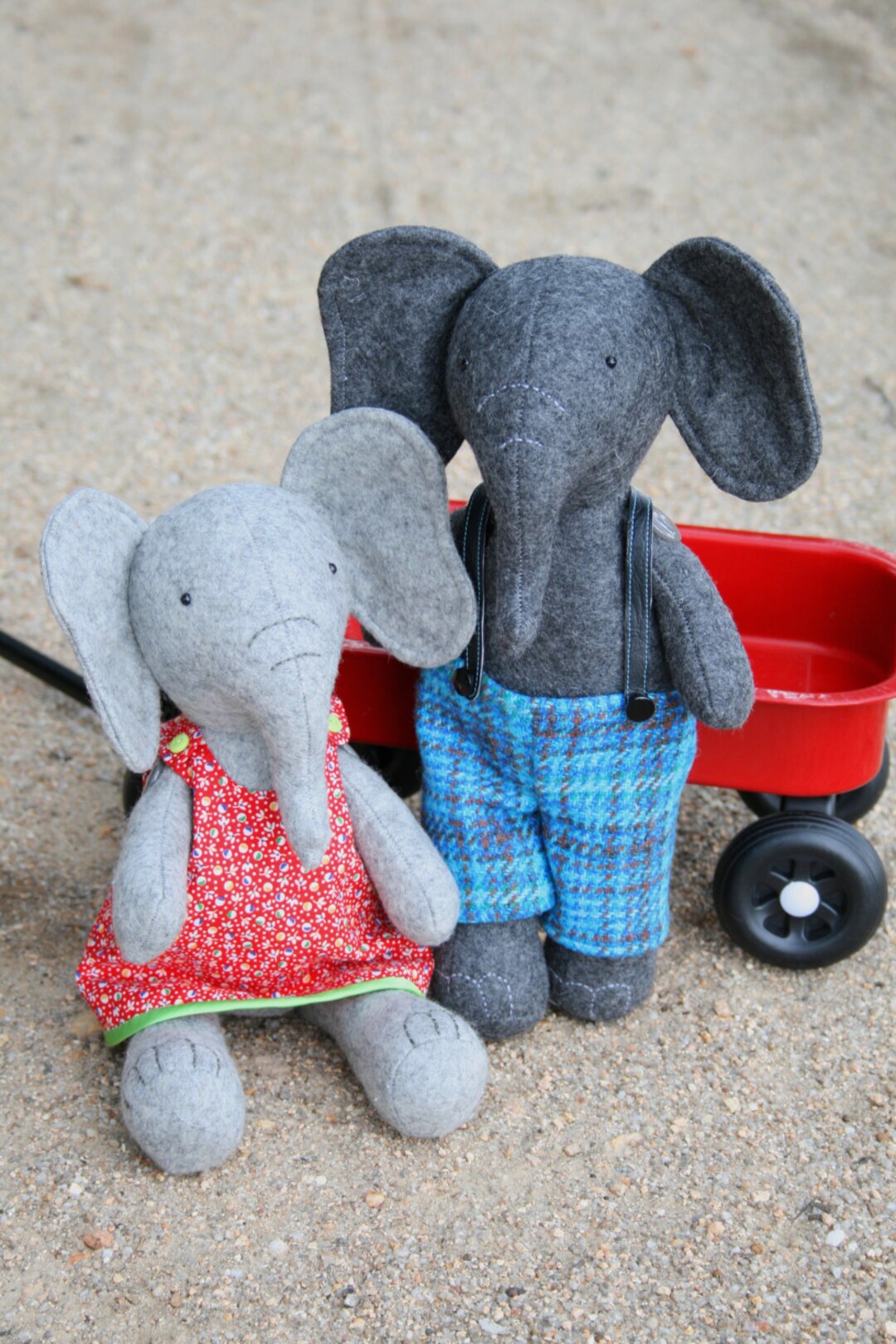 Elephant PDF Pattern, Elephant Sewing PDF, Softie Pdf Pattern, DIY ...