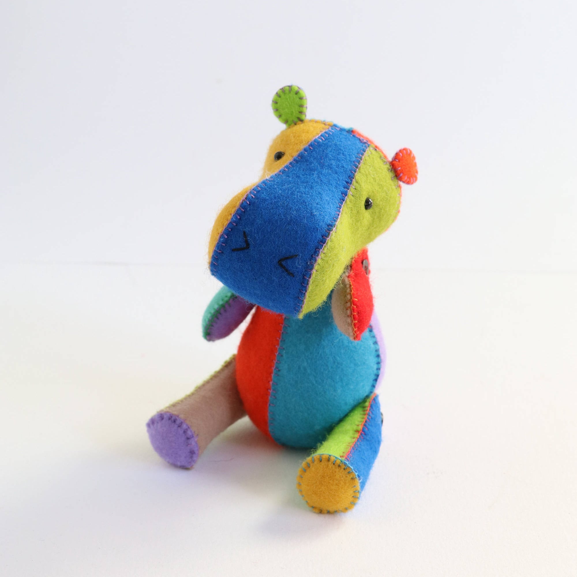 Felt Hippo Sewing Pattern, Hand Sewn Plush Toy (PDF Pattern) - Etsy ...