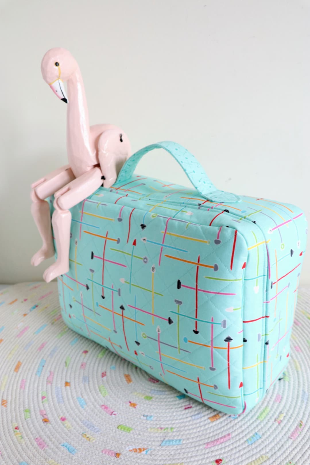 Small World Suitcase Sewing Pattern: Instant Download Fabric Project ...