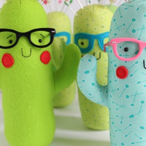 Cactus, Sewing Pattern, Pdf Pattern, Instant Download, Felt Flowers ...