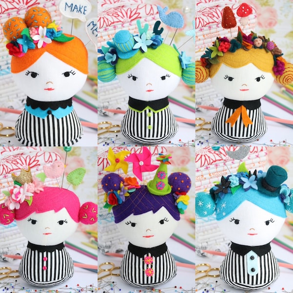 Wood Doll Pins - Etsy