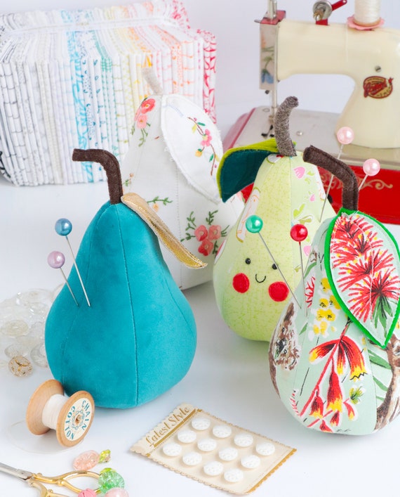 Posh Pears: Pin Cushion Pattern Pin Cushion Pdf Plush Pdf - Etsy