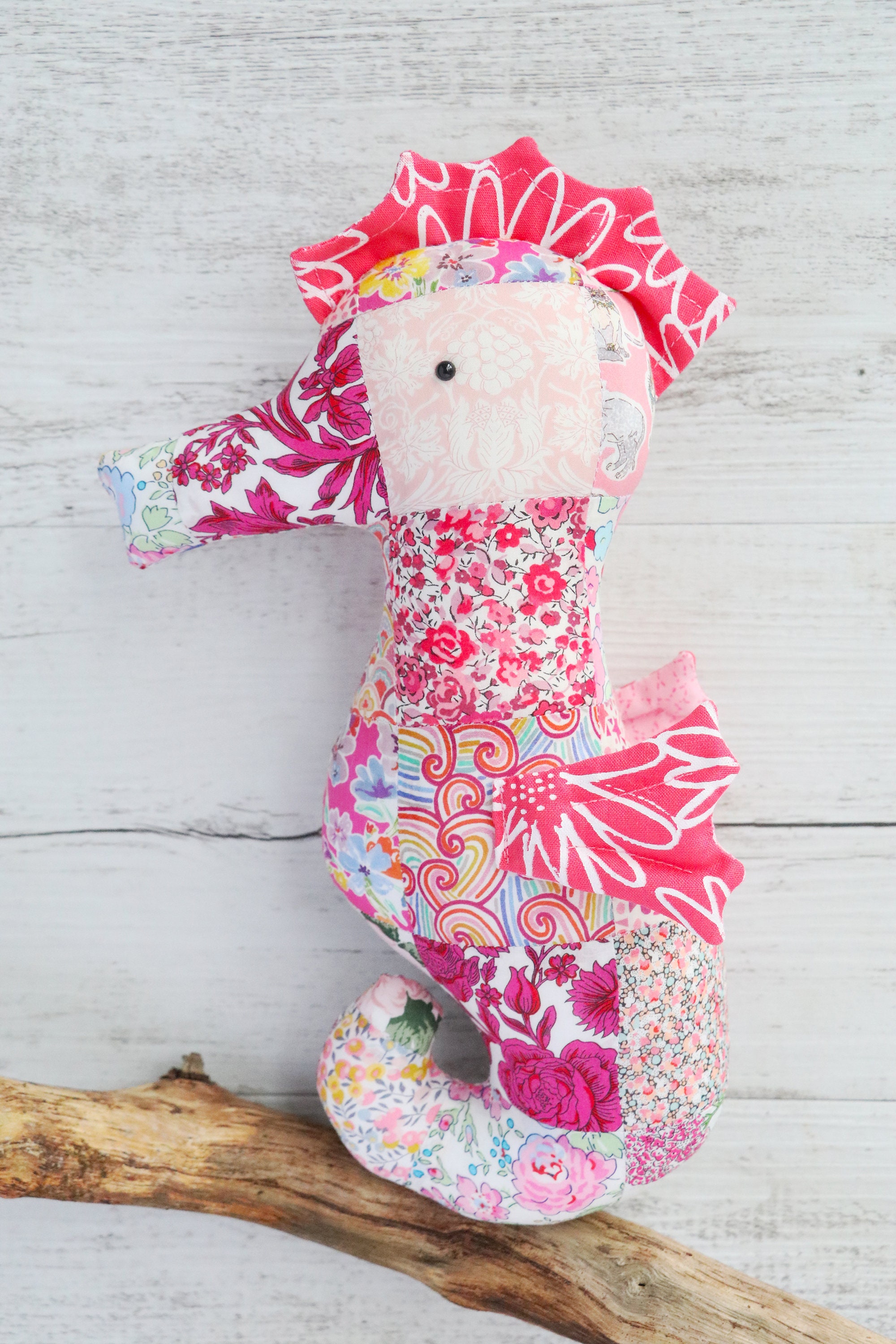 Salty : Seahorse, Stuffed Animal, Seahorse Pattern, Seaside Decor ...