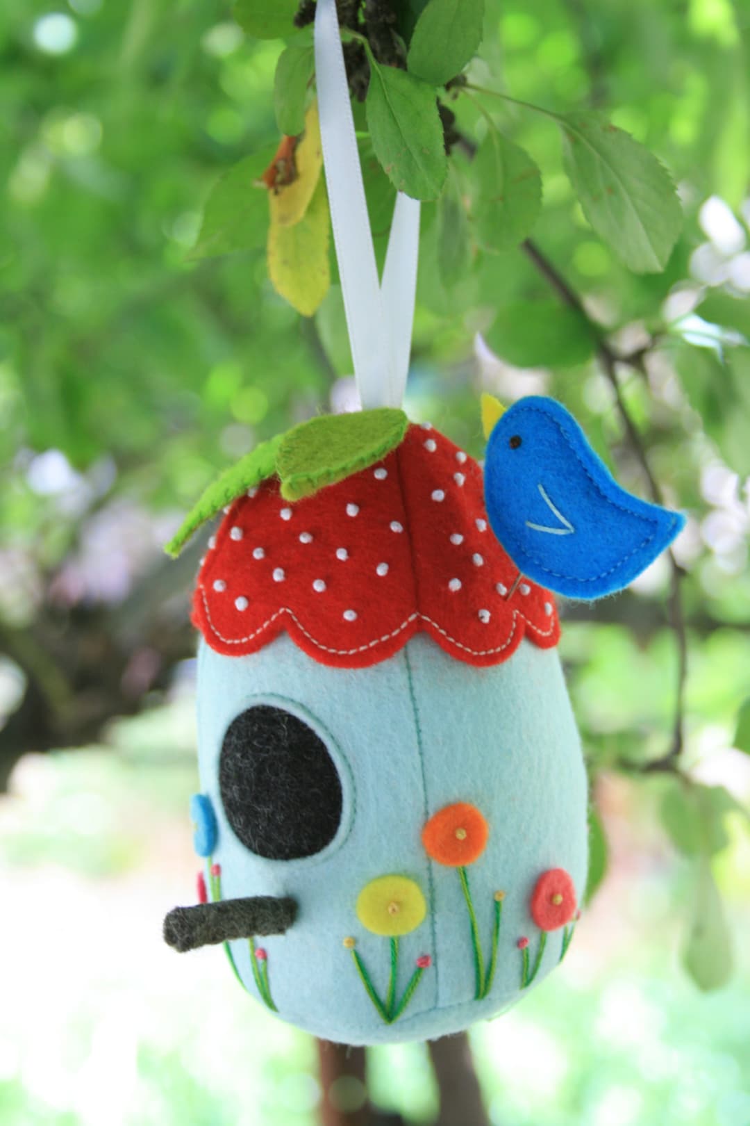 Bird House : Pin Cushion PDF, House Sewing Pdf, Pincushion Pattern ...