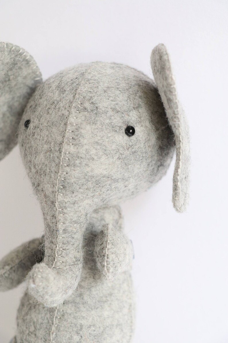 Elephant PDF Pattern Elephant Sewing PDF Softie Pdf Pattern - Etsy