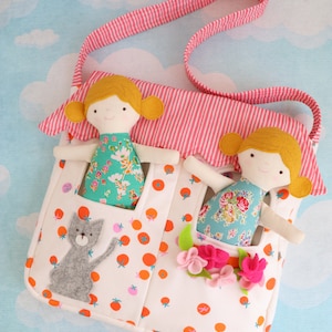 DIY Doll House Carry Bag & Rag Dolls Sewing Pattern (PDF) - Etsy
