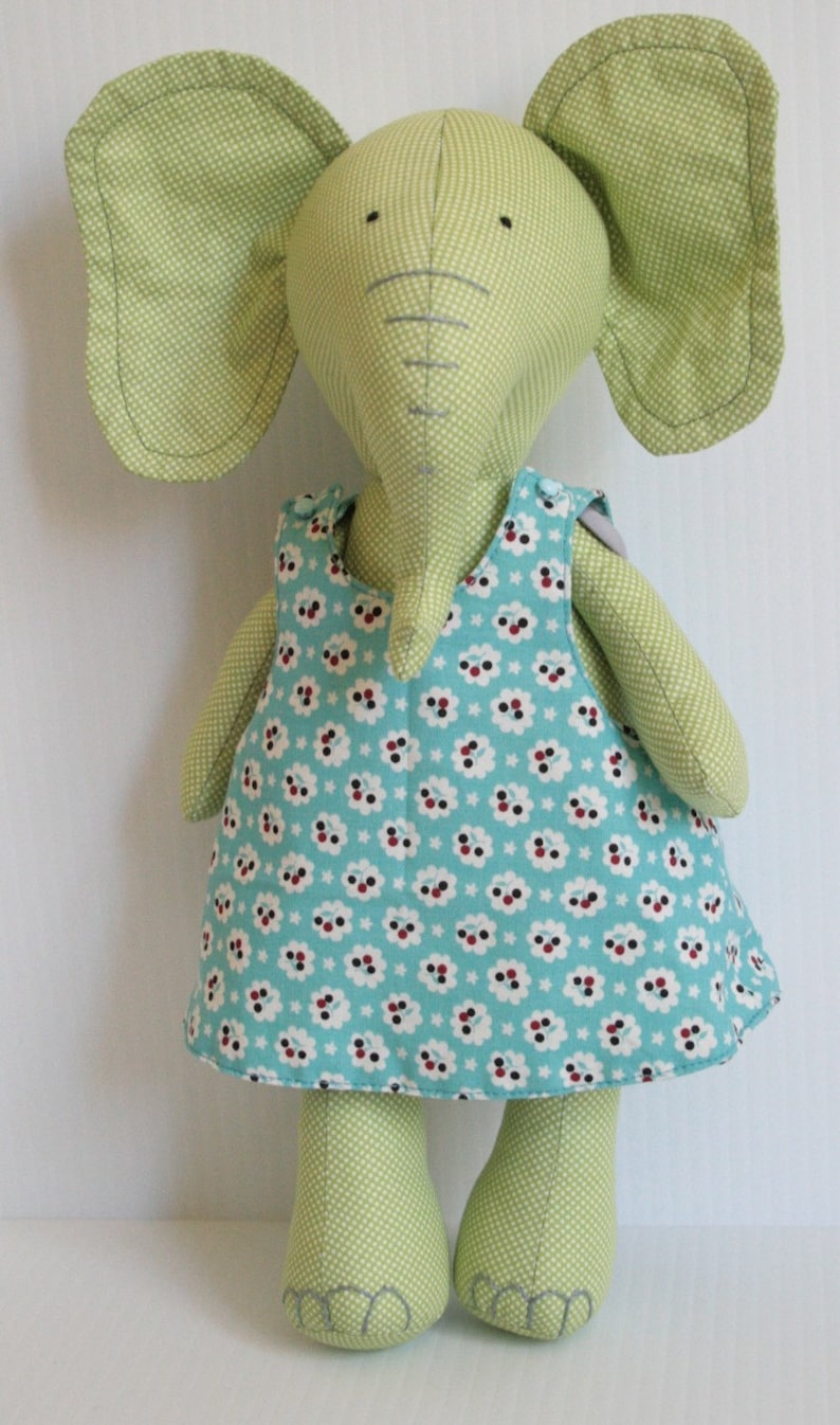 Elephant PDF Pattern Elephant Sewing PDF Softie Pdf Pattern - Etsy UK