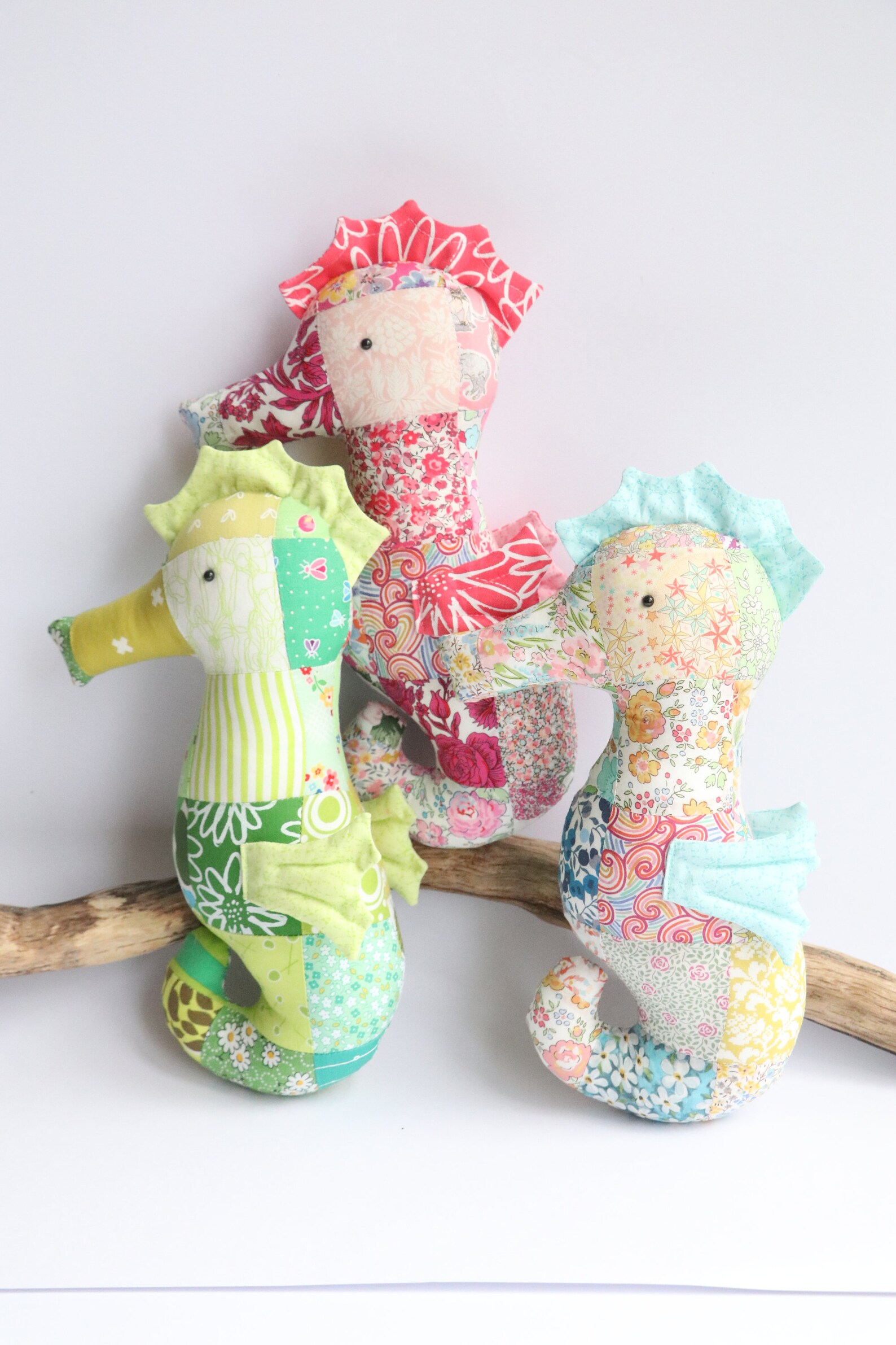 Salty : Seahorse, Stuffed Animal, Seahorse Pattern, Seaside Decor ...