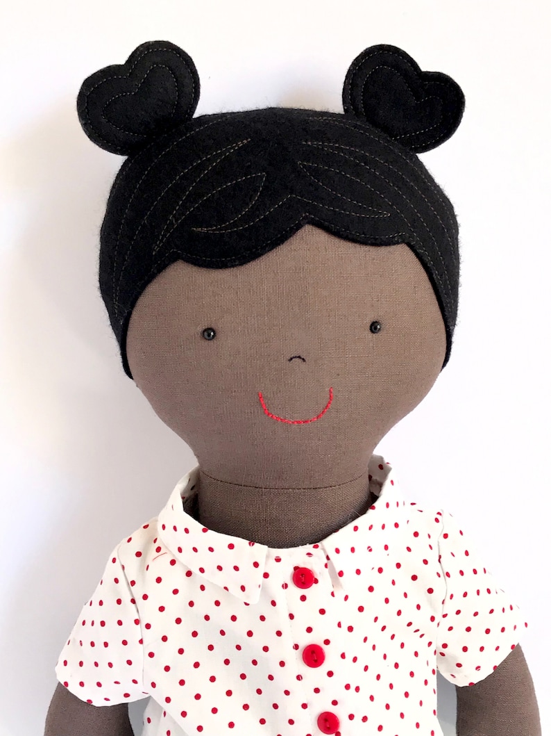 Ginger doll sewing pattern rag doll pattern rag doll pdf | Etsy