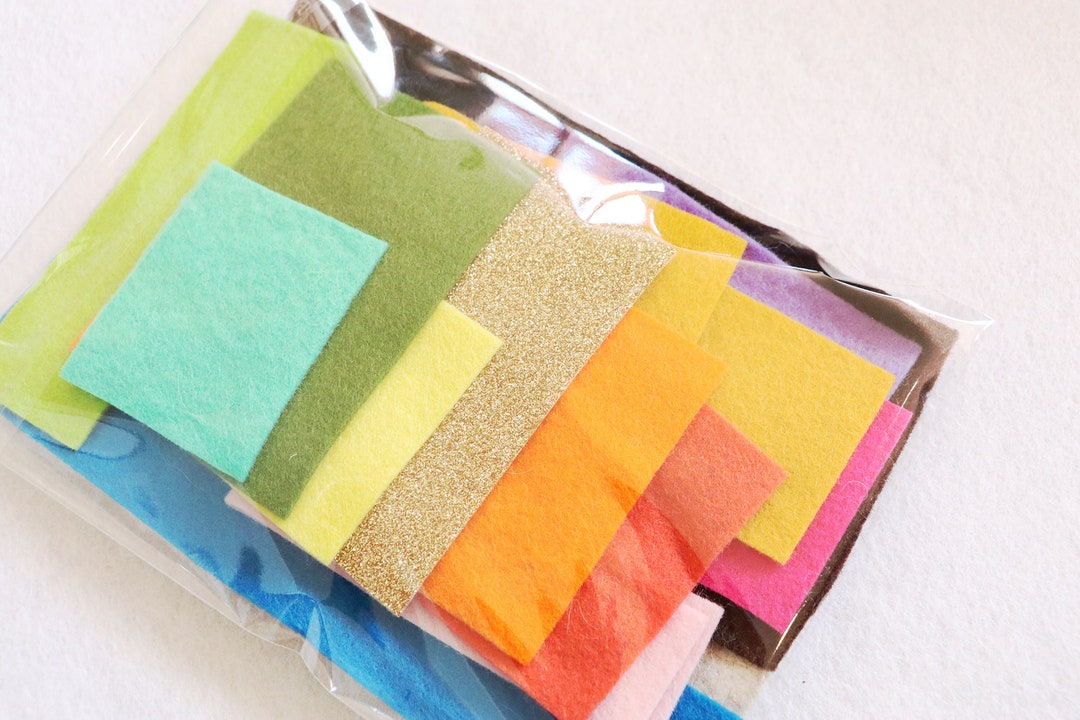 100% Wool Felt Scrap Pack: Toy Making Supplies, 20 Colors - Etsy Australia