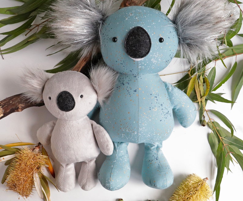 Banjo & Blue: Koala Sewing Pattern Baby Koala Koala Toy - Etsy