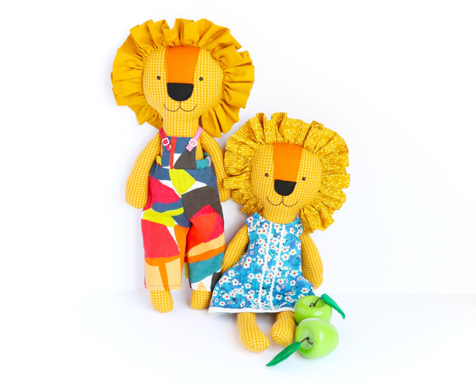 Lion Sewing Pattern Plush Pattern Digital Download Stuffed - Etsy