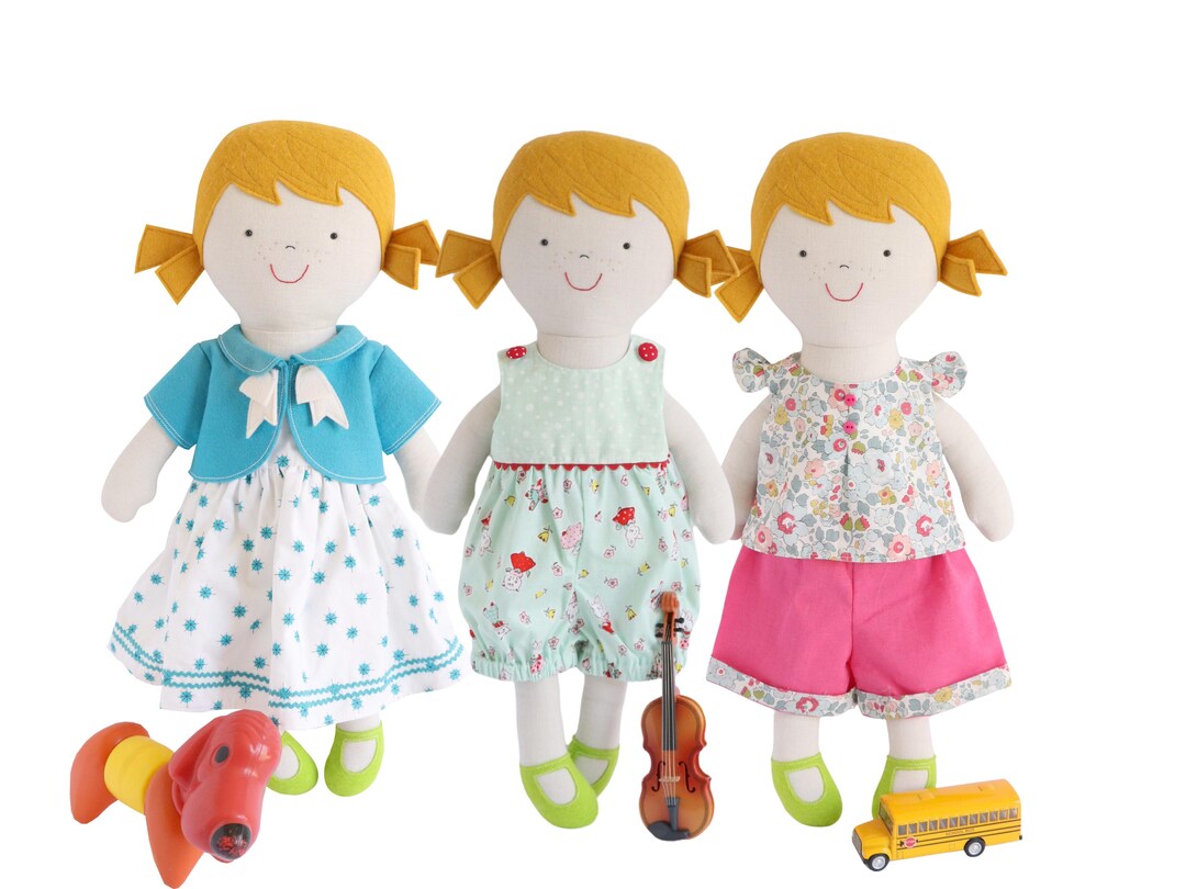 Tilly, Rag Doll Pattern, Rag Doll Pdf Pattern, Doll Clothes Pattern ...