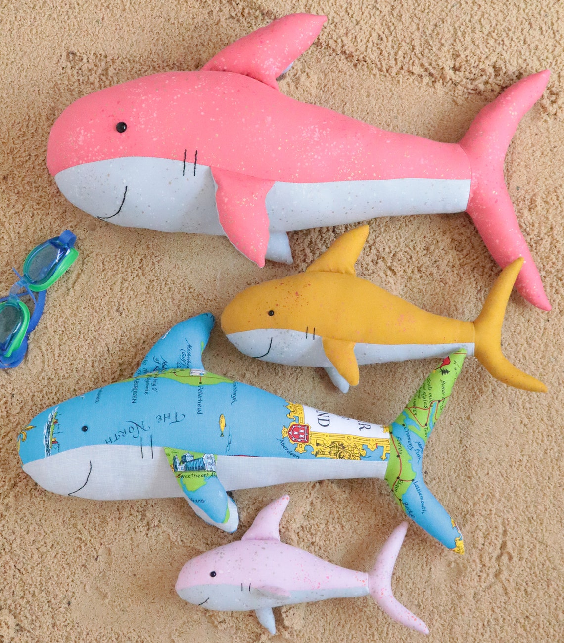 Shark Toy Shark Sewing Pattern Shark Plush Shark Soft Toy - Etsy