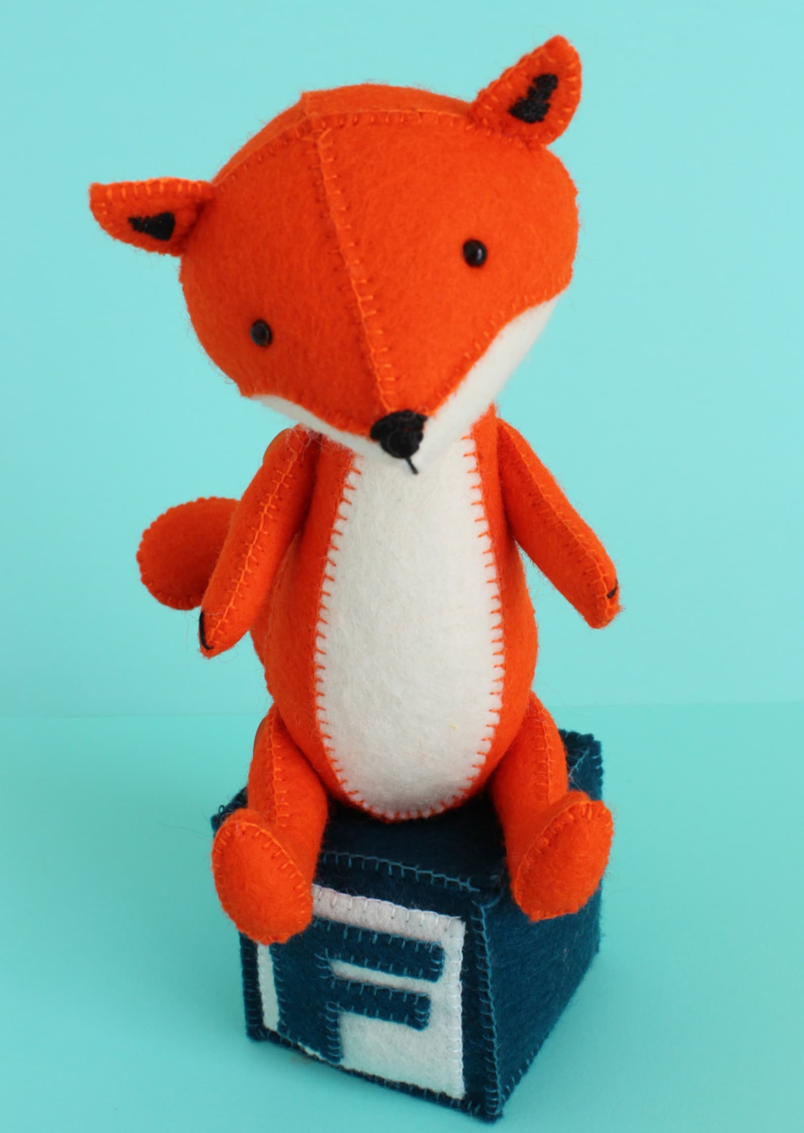Fox sewing pattern fox pattern fox PDF pattern felt fox | Etsy