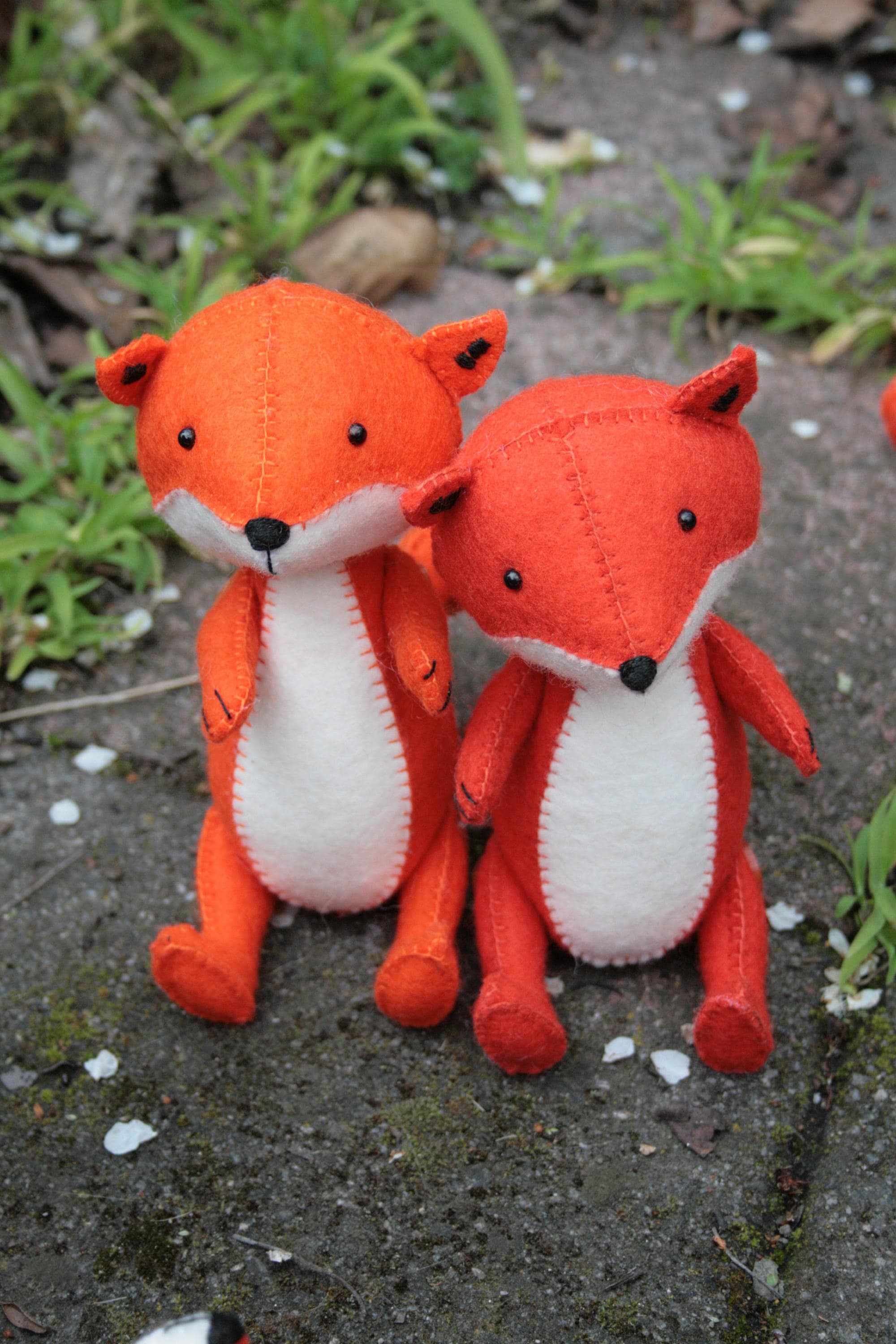 Fox sewing pattern fox pattern fox PDF pattern felt fox | Etsy