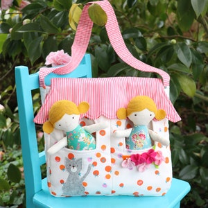 DIY Doll House Carry Bag & Rag Dolls Sewing Pattern (PDF) - Etsy