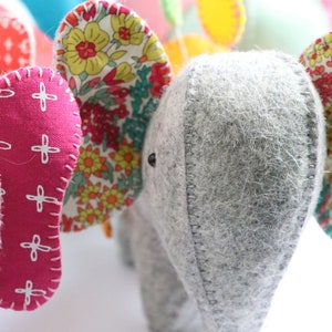 Elephant Pin Cushion Pattern Elephant Pattern Felt Elephant | Etsy