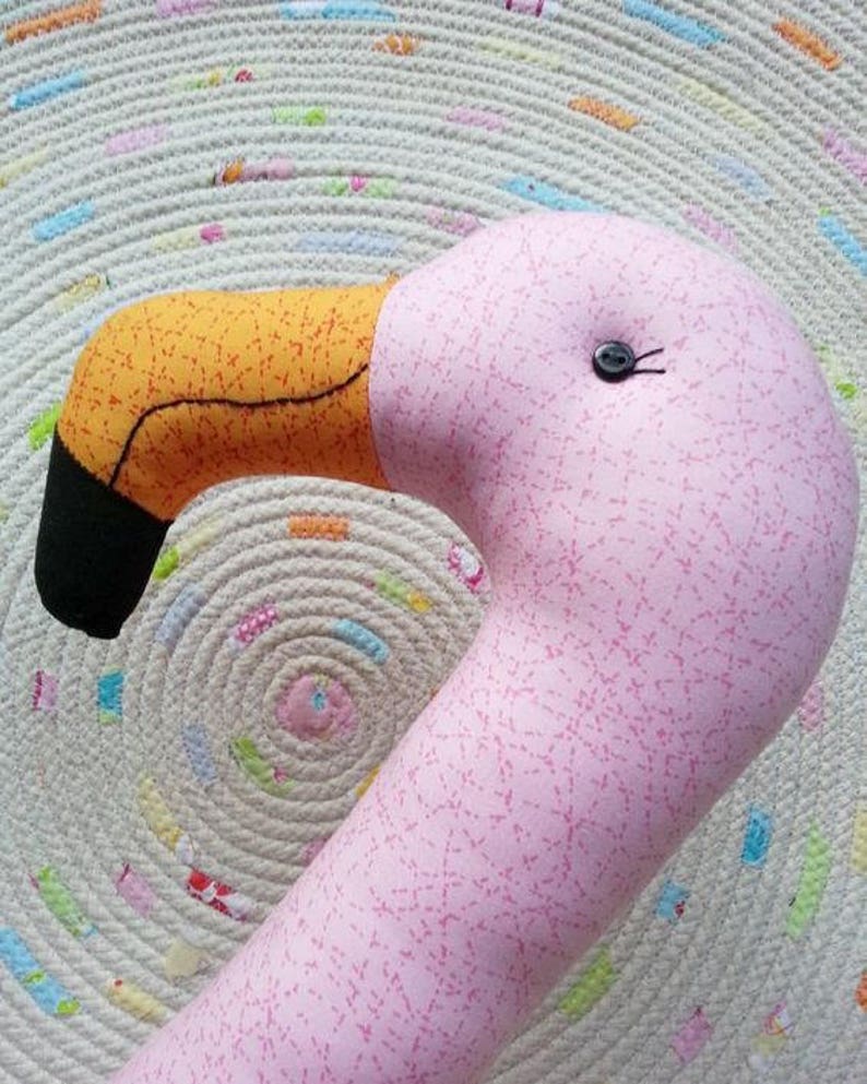 Plush Flamingo Pdf Flamingo Sewing Pdf Stuffed Flamingo - Etsy Australia