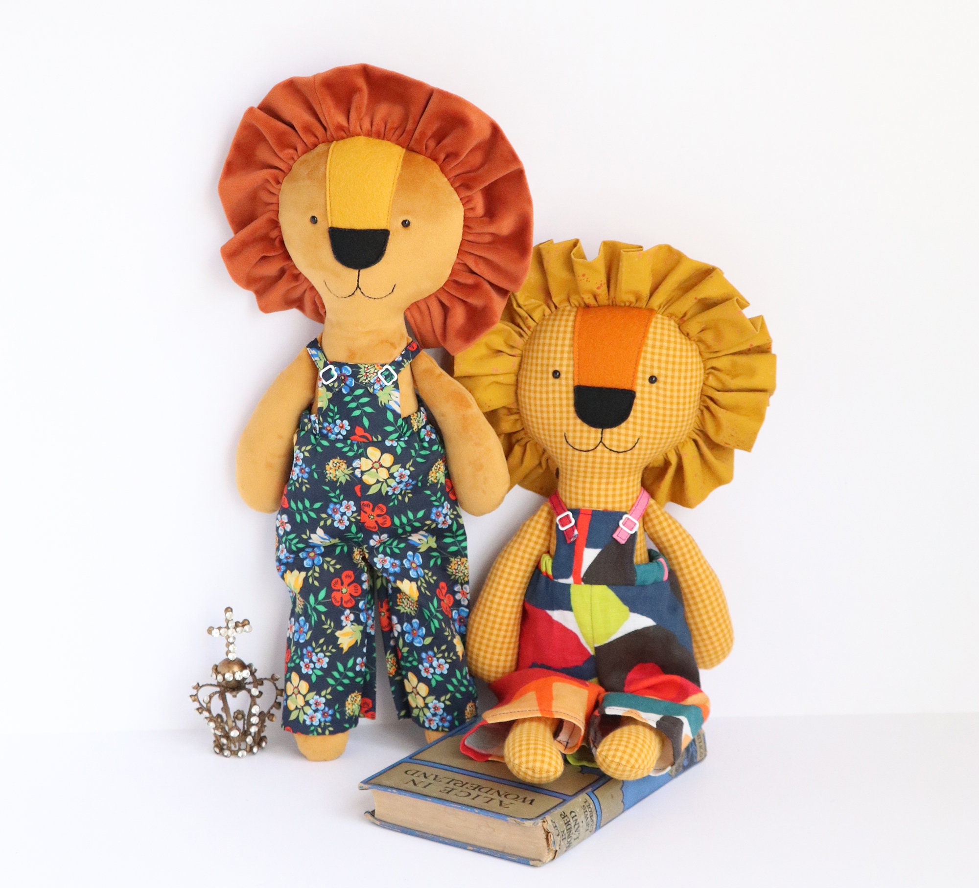 Lion Sewing Pattern Plush Pattern Digital Download Stuffed - Etsy