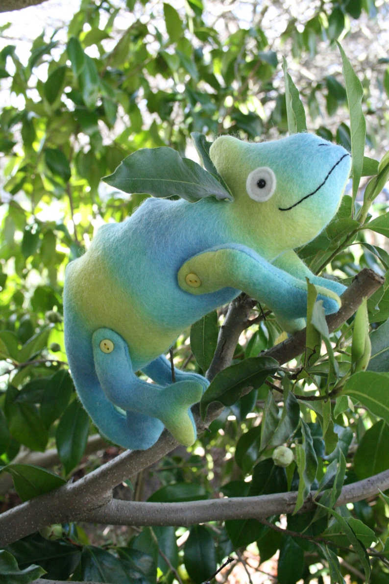 Karma Chameleon : Chameleon Pattern Lizard Pattern Plush - Etsy Australia