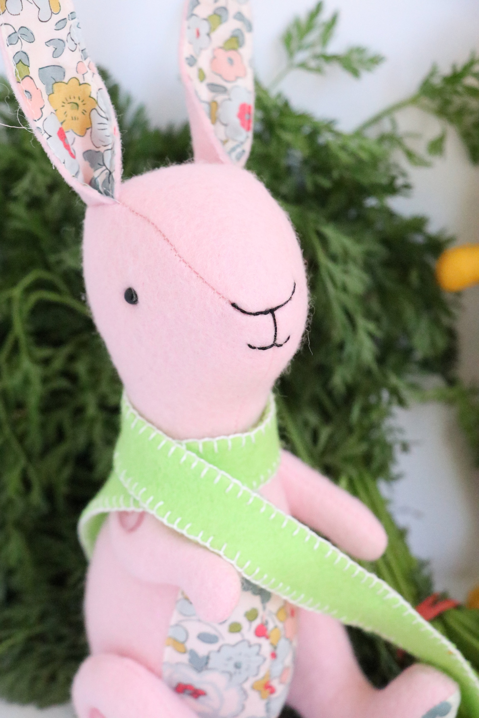 Rabbit Pattern Felt Bunny Sewing Patterns Stuffed Toy | Etsy