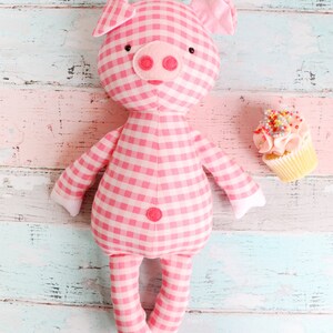 Pig Doll Sewing Pattern With Clothes: Instant Download Plush Pigs - Etsy