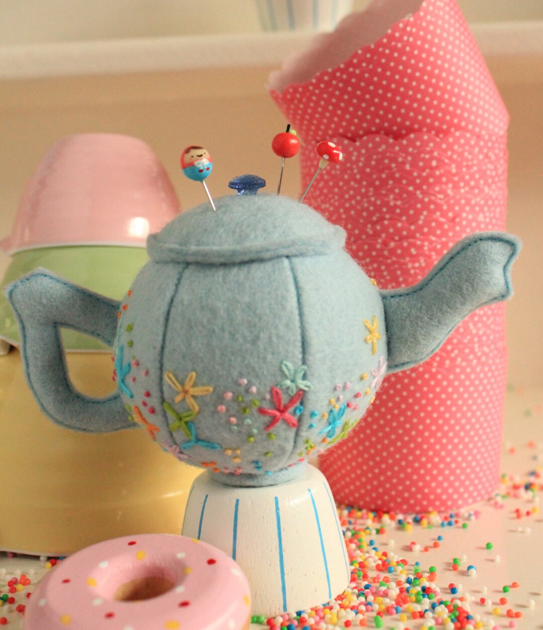 Teeny Teapot Pin Cushion Pattern: Teapot Pin Cushion, Teapot Pattern ...