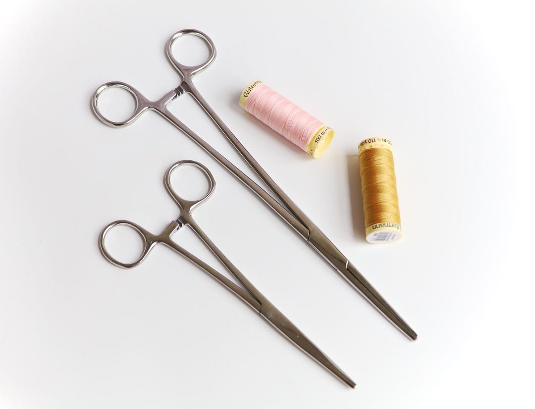 7" Hemostat Forceps: Surgical Steel Toy Making & Stuffing Tool - Etsy