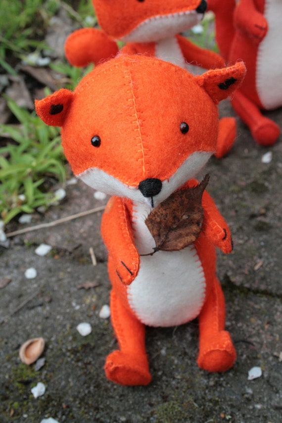 Fox Sewing Pattern Fox Pattern Fox PDF Pattern Felt Fox - Etsy