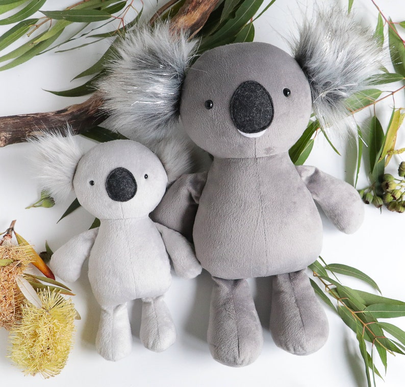 Koala Sewing Pattern: Banjo & Blue Plush Toy (digital Download) - Etsy