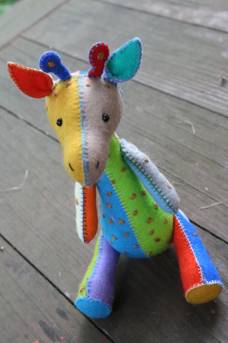Giraffe Sewing Patternstuffed Giraffe Stuffed Animal - Etsy Australia