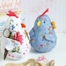 Chicken Pincushion Pattern, Needle Minder Pattern, Cute Scissor Holder ...