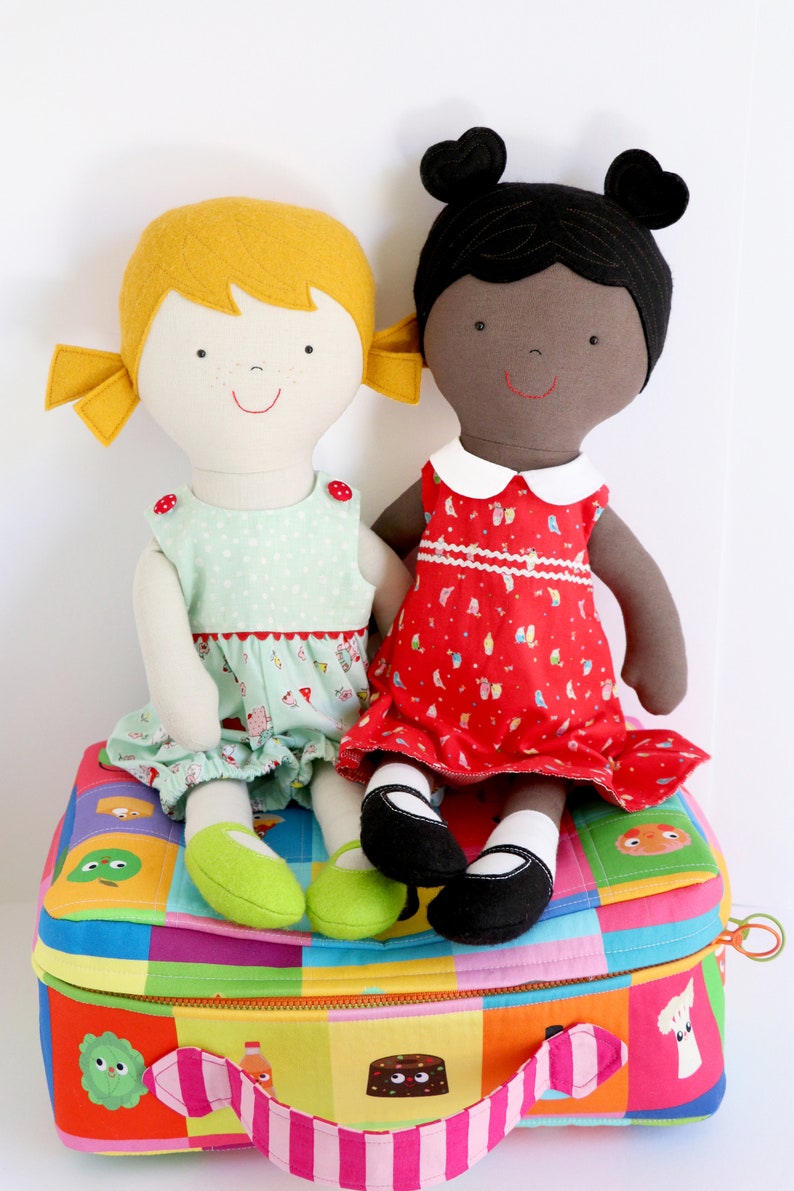 Ginger doll sewing pattern rag doll pattern rag doll pdf | Etsy