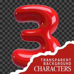 Assorted Red 3D Bubbly Balloon Letters Clipart PNG Alphabet Bundle ...