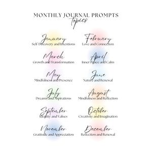 365 Daily Journal Prompts Bundle Digital Printable Mental Health ...