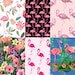 59 Assorted Cool Flamingo Seamless Pattern Scrapbooking Digital Paper ...