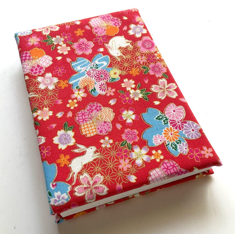 Goshuincho (wood Type)/rabbit/cherryblossom/stamp Book/stamp Collection ...