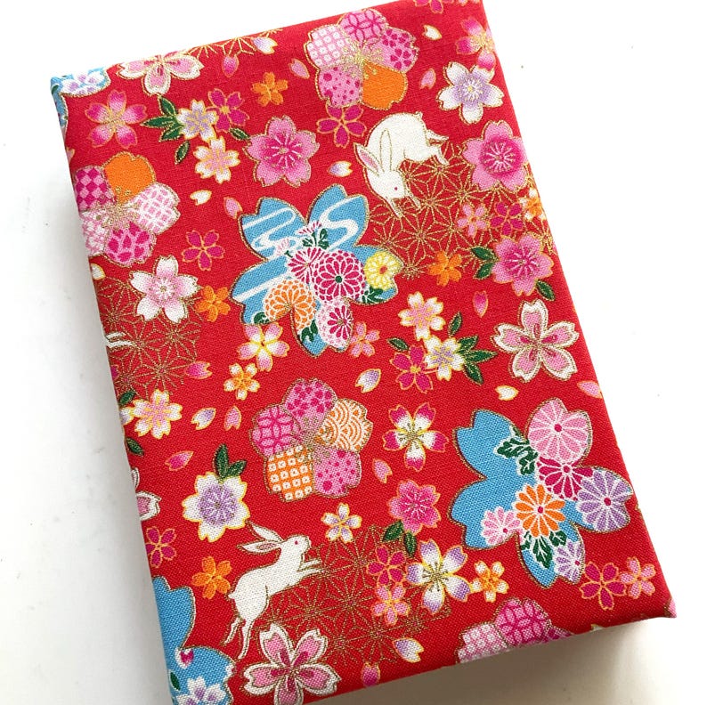 Goshuincho (wood Type)/rabbit/cherryblossom/stamp Book/stamp Collection ...