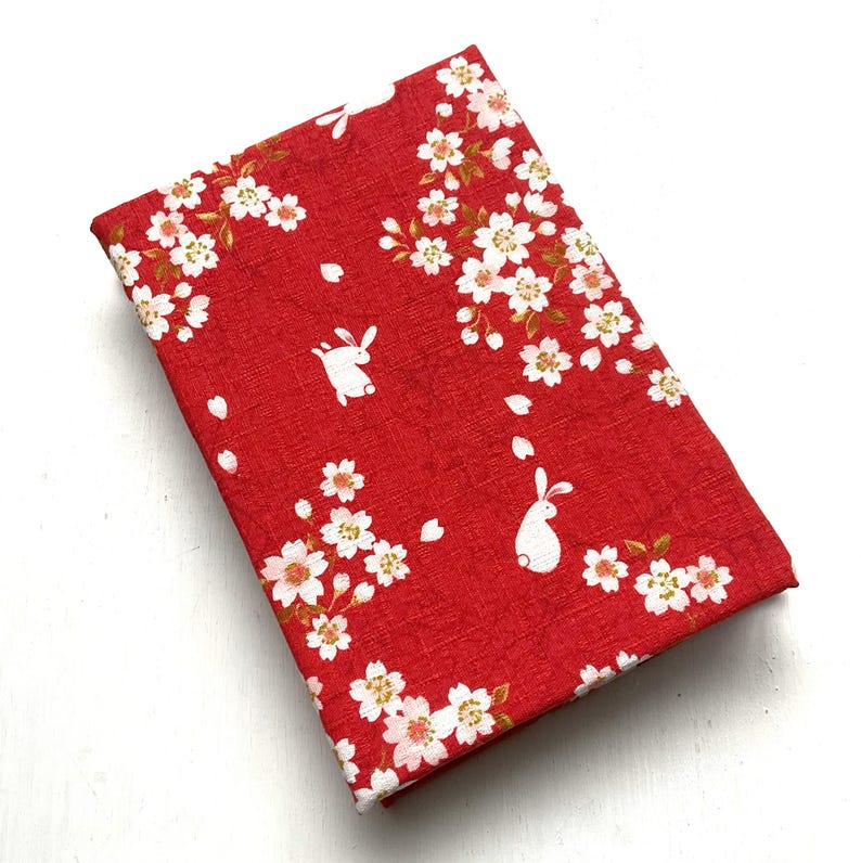 Goshuincho wood Type/rabbit/cherryblossom/stamp Book/stamp Collection ...