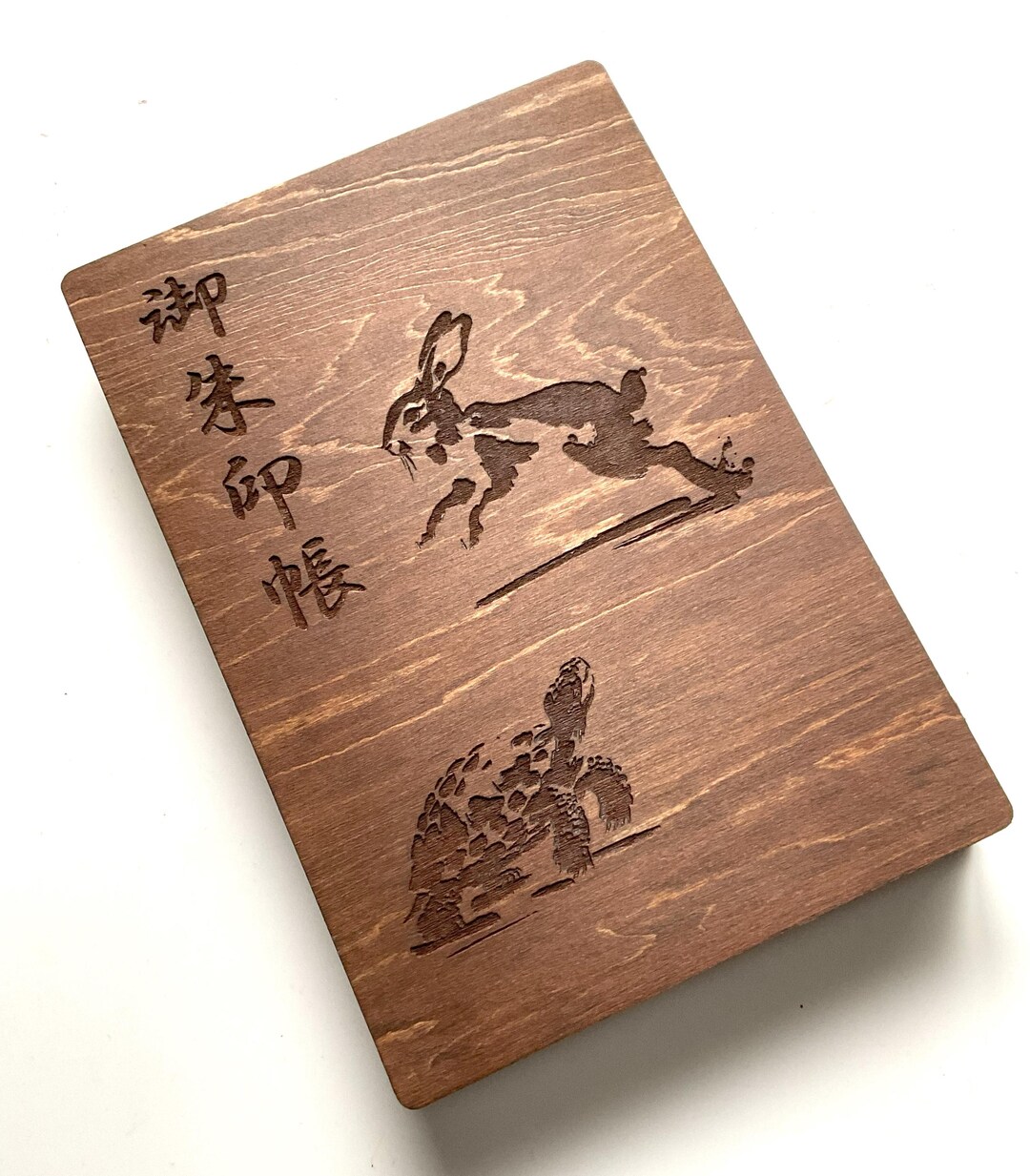 Japanese Goshuincho - Wooden Temple Stamp Book - the Tortoise and the ...
