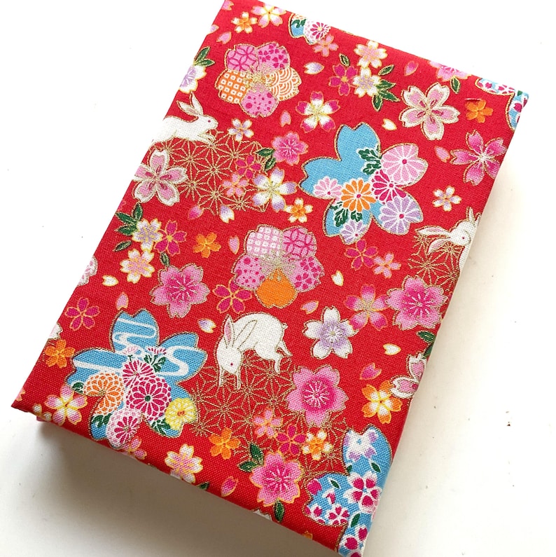 Goshuincho (wood Type)/rabbit/cherryblossom/stamp Book/stamp Collection ...