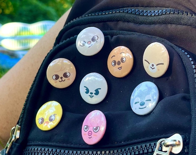 Stray Kids SKZOO 1" 25 Mm Mini Button Pins | K-pop | Kpop Gifts | Fan ...