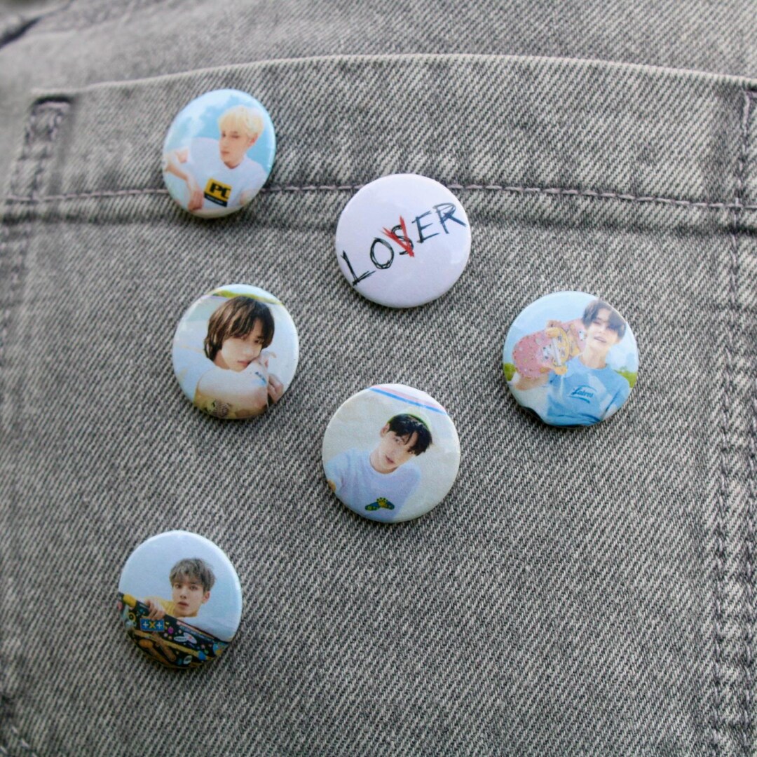 TXT Tomorrowxtogether 1" 25mm Mini Loser = Lover Button Pin Pack | K ...