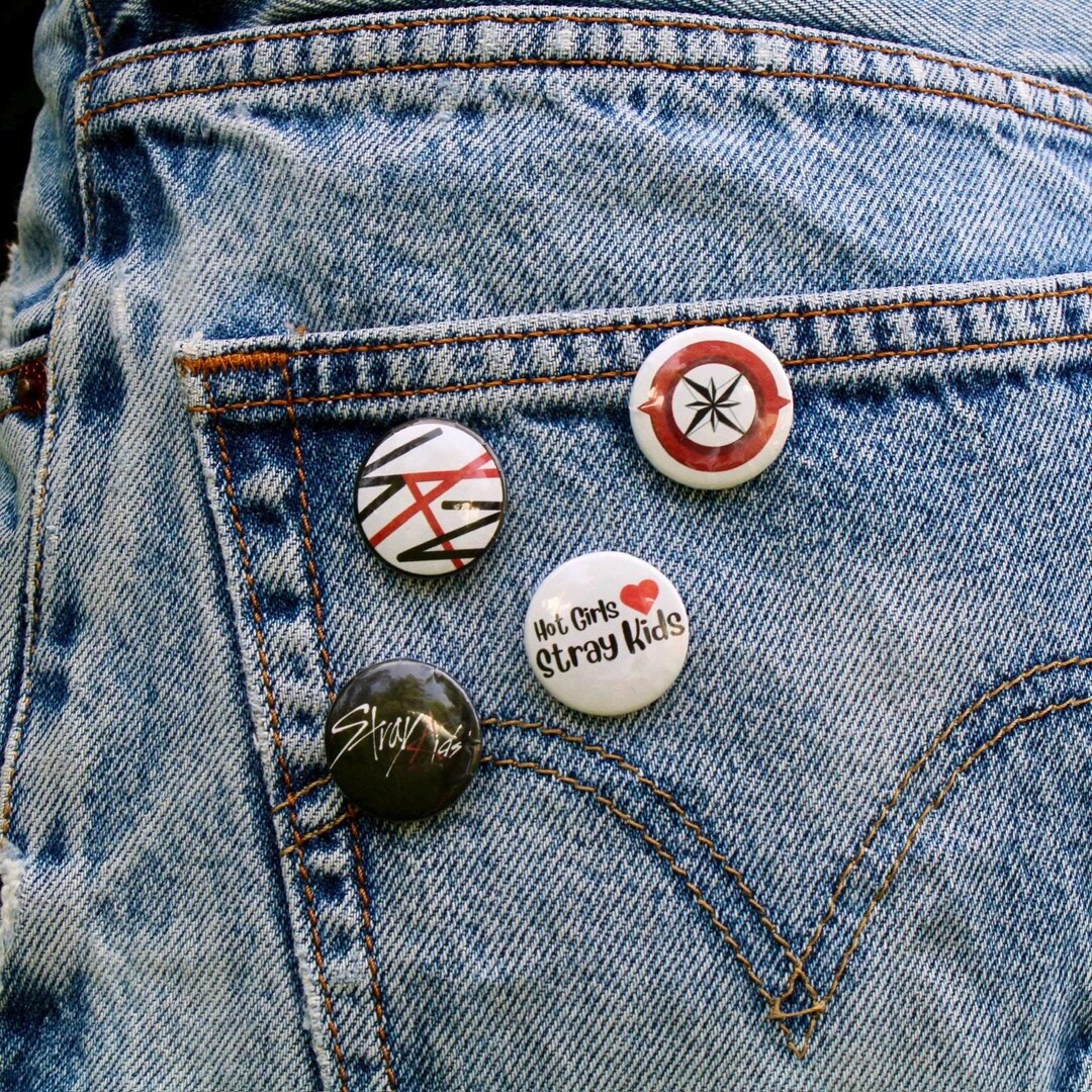 Stray Kids 1" 25mm Mini Button Pin Fan Pack | K-pop | Kpop Pins | Fan ...