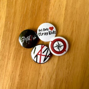 Stray Kids 1" 25mm Mini Button Pin Fan Pack | K-pop | Kpop Pins | Fan ...